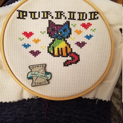 Tiny Small Cat Cross Stitch Pattern, PDF - Etsy