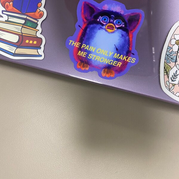 PAIN - Gloss Vinyl Sticker - Etsy