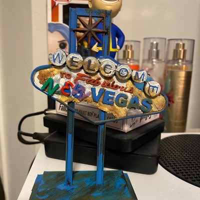 3D Printed New Vegas Sign fallout New Vegas - Etsy
