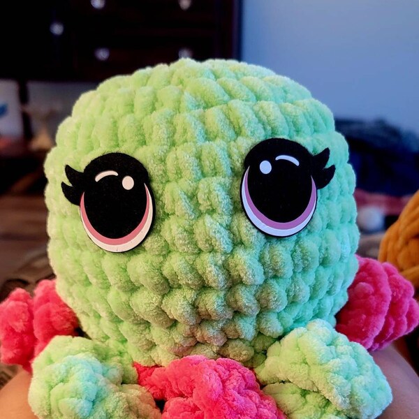 Pdf-octoplushie Rattle No Sew Crochet Pattern With Crochet Eye ...