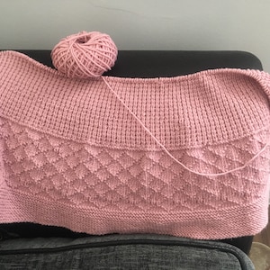 EASY Blanket Knitting Pattern Jasper Small/baby Blanket Large Sofa ...