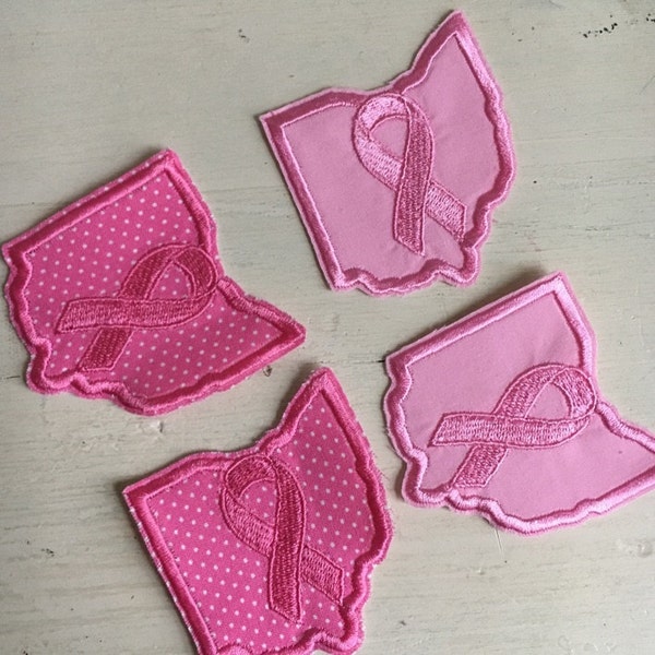 Cancer Ribbon Machine Embroidery Design, Fill Stitch Design, Cancer ...