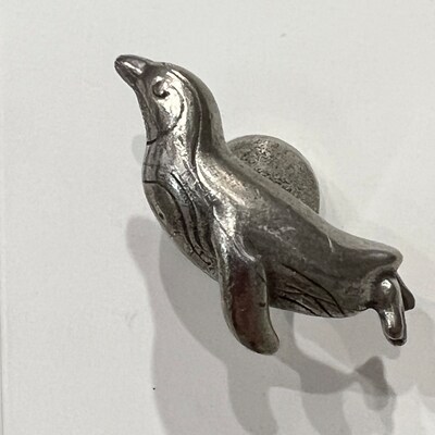 Penguin Drawer Pull Left Facing Cabinet Knob Antarctic - Etsy