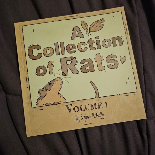 Bookworm Rat Art Print - Etsy