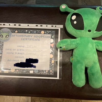 Alien Adoption Certificate - Etsy