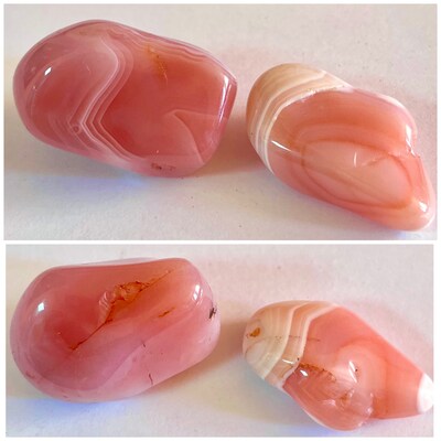 Apricot Agate Tumbled Stone Multiple Sizes Available Tumbled Pink Agate ...