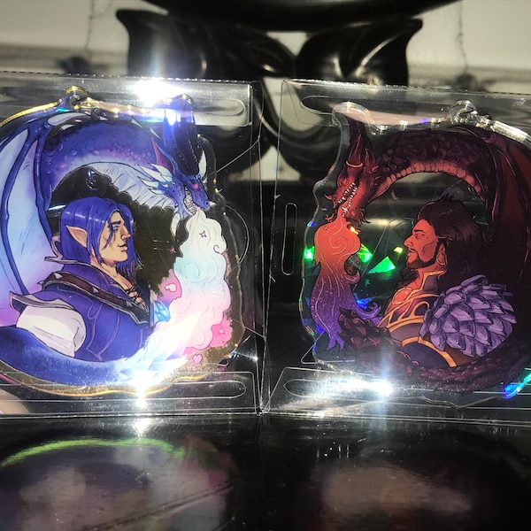 Wrathion Inspired 3" Star Holographic Charm - Warcraft Inspired ...