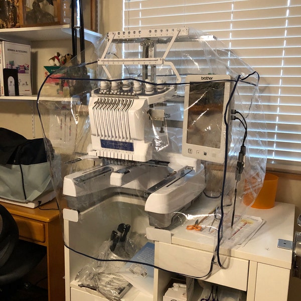 Dust Cover for 10 Needle Embroidery Machine Wxdxh 32 X 28 X 31 in 8 ...