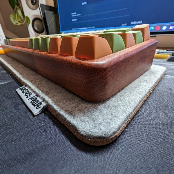 Wool Felt Keyboard Mat, Custom Keyboard Mat for Mechanical Keyboard ...