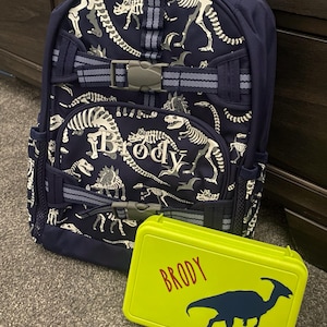 Back to School Supplies Personalized Crayon Box, Craft Storage ...