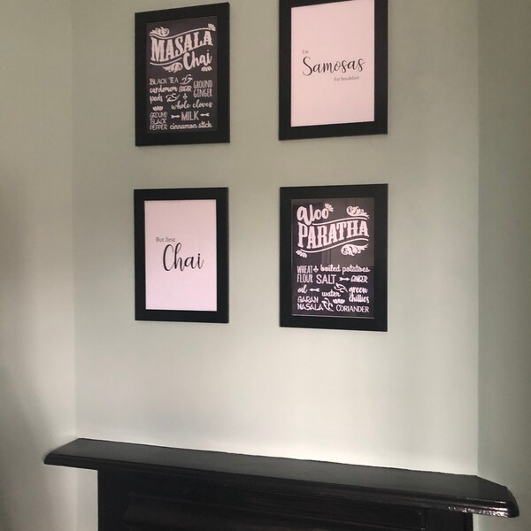 But First Chai - Indian Kitchen Print, Indian Tea Gift, Chai Print ...