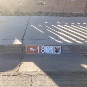 Curb-n-sign Custom Double Sided Reflective 911 Address | Etsy