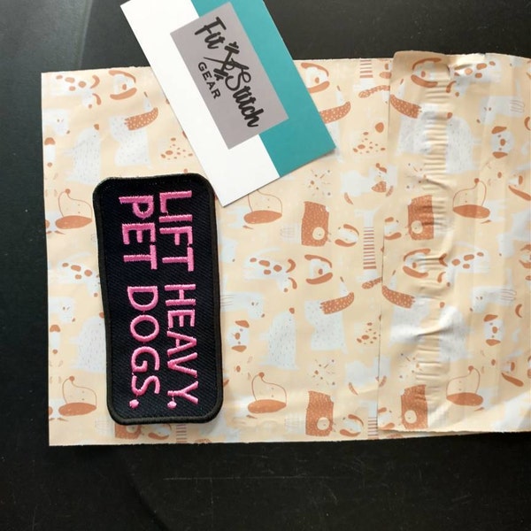 Lift Heavy, Pet Dogs Patch - Etsy