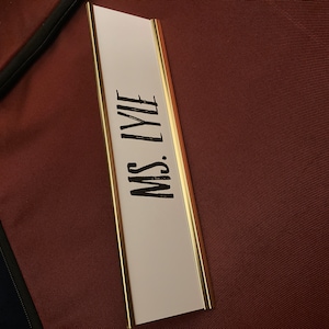 Trendy Teacher Desk Plate Custom Classroom Decor - Etsy