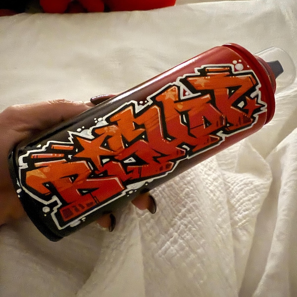 Custom Graffiti Spray Paint Can Name Letters Personalized Street Art ...