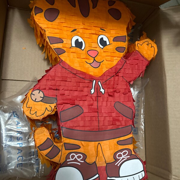 Daniel Tiger Handmade Pinata Medium 18" | Birthday Party Piñata Decor ...