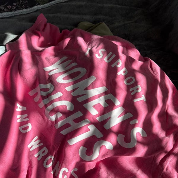I Support Women's Rights and Wrongs Tee, Feminist Girl Power Equal ...