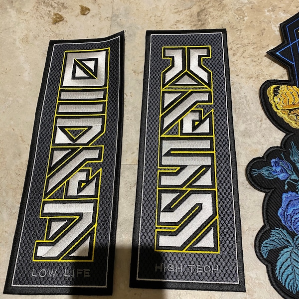 Embroidered Cyberpunk Kanji Patch: Iron-on Sew-on Anime Cosplay ...