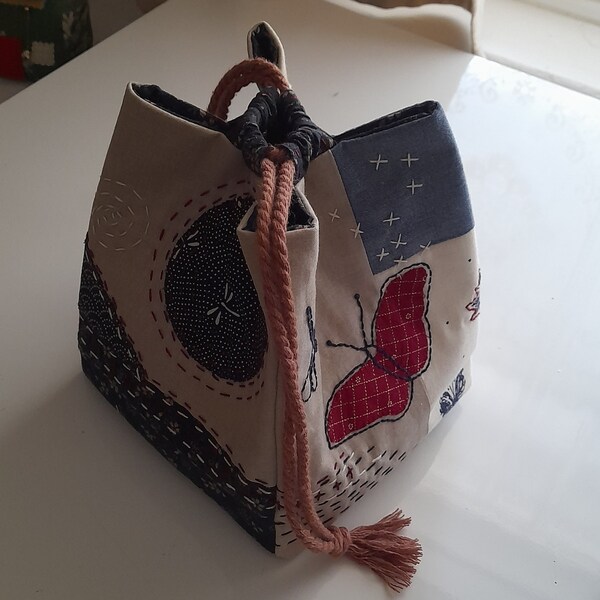 PDF Sewing Pattern - Quilted Hand Stitched Zipper Pouch - Etsy