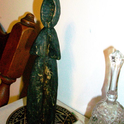Druid/ God Lugh Statue/ Wooden Figure of Celtic God/ Altar - Etsy