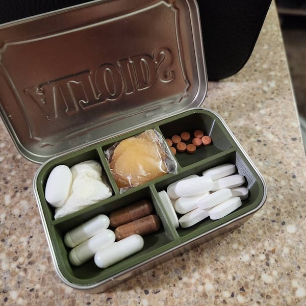 Seven Star Altoids Tin Tray Insert Organizer Palette Fishing Military ...