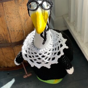 Queen Elizabeth England Goose Geese Outfit Crochet Lawn Geese Clothes ...
