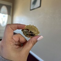 Custom Acrylic Mirror Labels, Wedding Tag, Baby Shower Tag ...