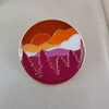 Subtle Lesbian Flag Enamel Pin Mountain Pin Enamel Cute Pin Set Pins Laple Pin Hard Enamel Pin ...