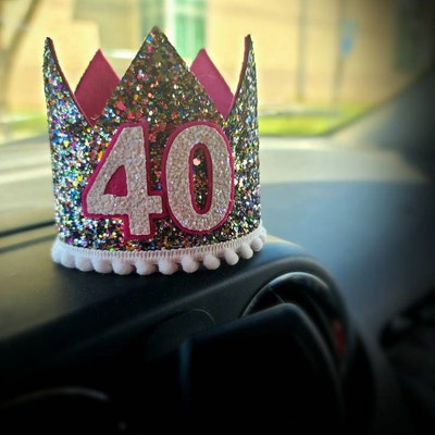40th Birthday Crown 40th Birthday Hat 40th Birthday Party 40th Birthday ...