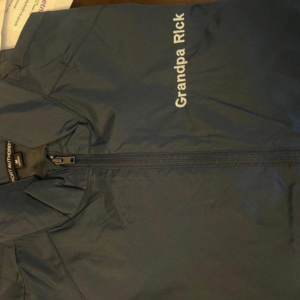 Custom Embroidered Men's Zephyr Full-zip Golf Jacket Personalized for ...