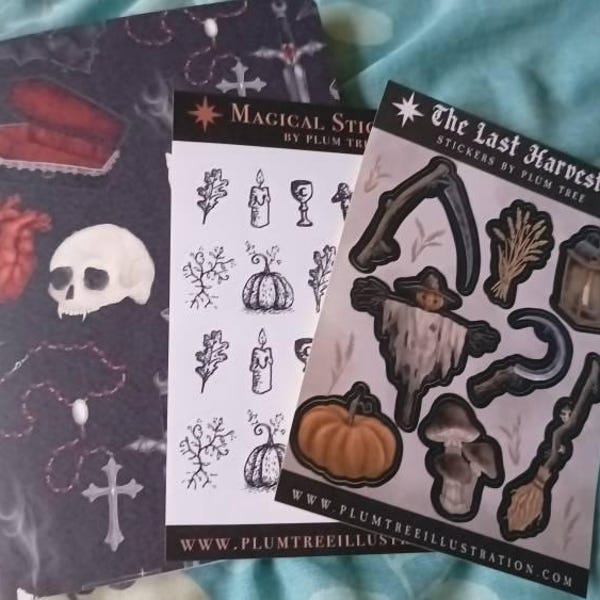 Gothic Vampire Notebook | A5 Handmade Sketchbook, Goth, Witchy, Vampy ...