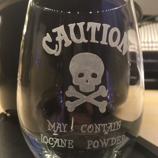 Iocane Powder Wine Glass, Etched Wine Glass,princess Wine Glass ...