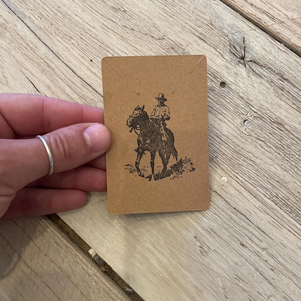 Cowboy Riding Horse RUBBER STAMP, Cowboy Stamp, Horse Riding Stamp ...