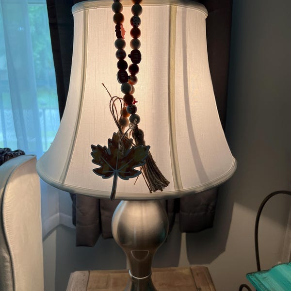 Custom Lamp Finial With a Transparent Bronze Sphere of Small Rings - Etsy