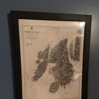Isle of Islay Old Map of Islay Print west Coast of Scotland, Vintage ...
