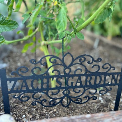 Custom Garden Stake,metal Garden Sign With Stake,personalized Welcome ...