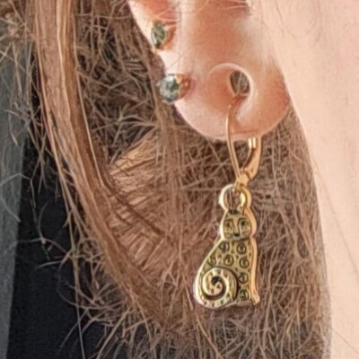 Tiny Taps Dangle Earrings With Sterling Silver Earwires or Leverbacks ...