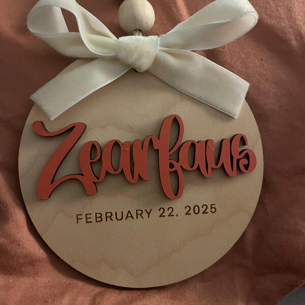 Personalized Gingerbread Block Wooden Gingerbread Blocks Custom ...