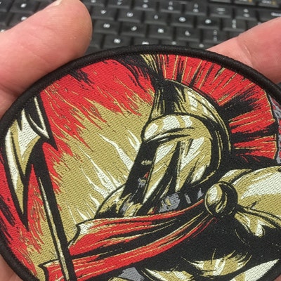 Spartan Woven Patch - Etsy
