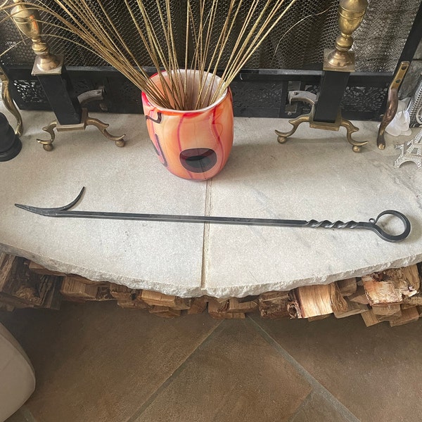 Hand Forged Fire Poker - Etsy