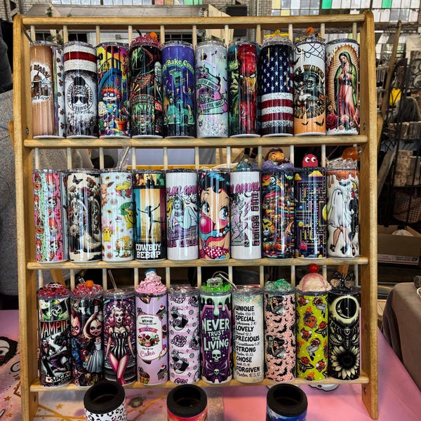 16 Ounce 4-shelf Libby Cup Tumbler Display - Etsy