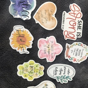 5-50pcs Positivity Message Stickers 1 Cute Danish Pastel Aesthetic ...