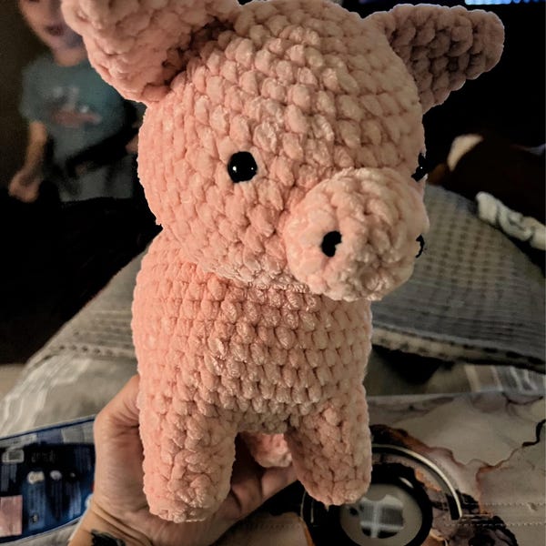 Chunky Pig Amigurumi Crochet Pattern - Etsy