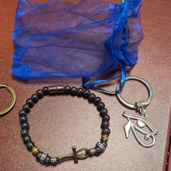 Ankh Cross Keychain,egyptian Keyring,protection Keyring,ankh Keychain ...
