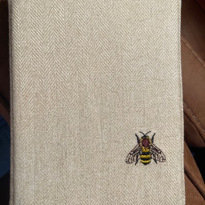 Embroidery Lavender Kindle Case Paperwhite Cover Canvas Flower Kindle ...