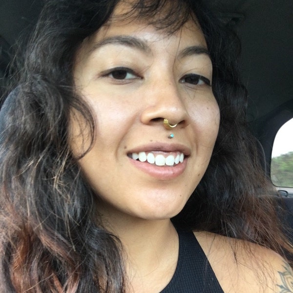Yellow Gold Triple Stacked Septum Ring ~ 3 in 1 Nose Hoop ~ Piercing ...