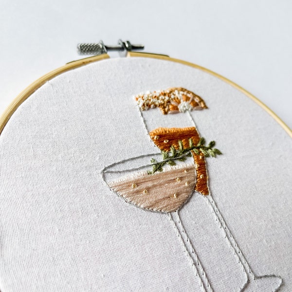 Embroidery Pattern Cocktails Instant Download PDF Pattern Alcohol ...