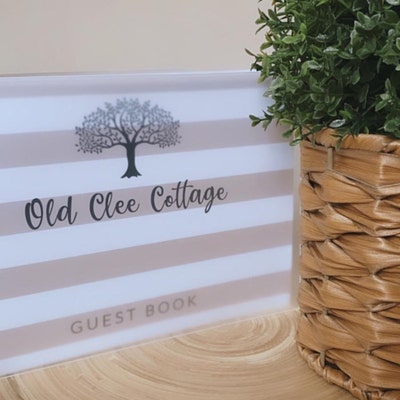 Personalised Holiday Home Guest Book, Holiday Home Visitor Book ...