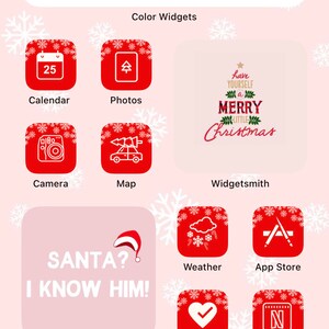 Winter Aesthetic Ios 14 Icons, Holiday iPhone App Icon Pack, Winter ...
