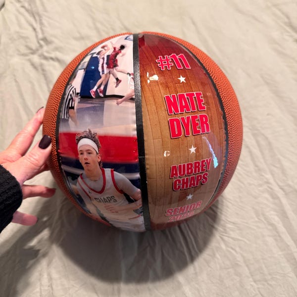 Custom Photo Football | Playmaker Design | Great for Senior Night ...